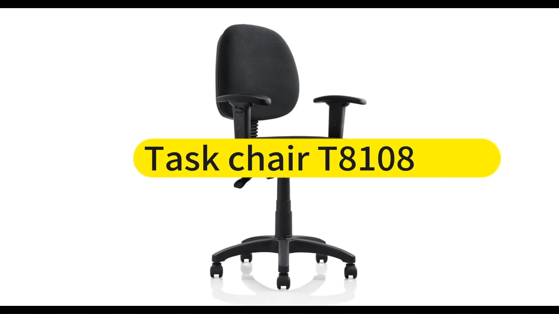 Mid Back Desk Chair Student Adjustable Office Chair Armless Computer ...