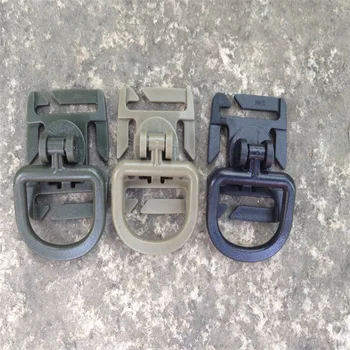 Tactical Grimlock 360 Rotation D-ring Clips Buckle Molle Webbing ...