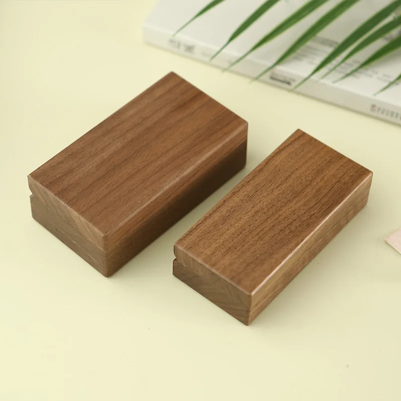Custom Solid Wood Matchbox with Personalized Options - OEM/ODM