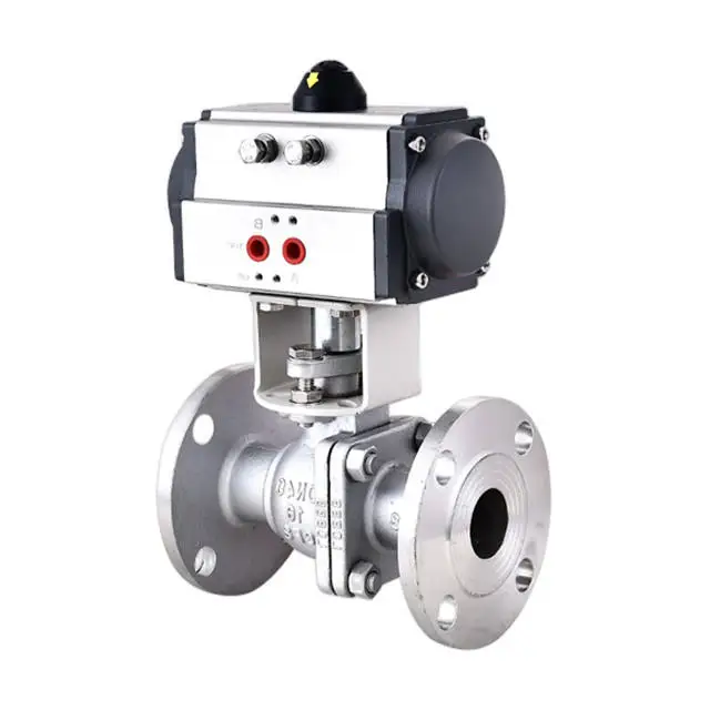 Oem Odm Customizable Q641f/ppl Flanged Float Ball Valve Stainless Steel General Pneumatic ...