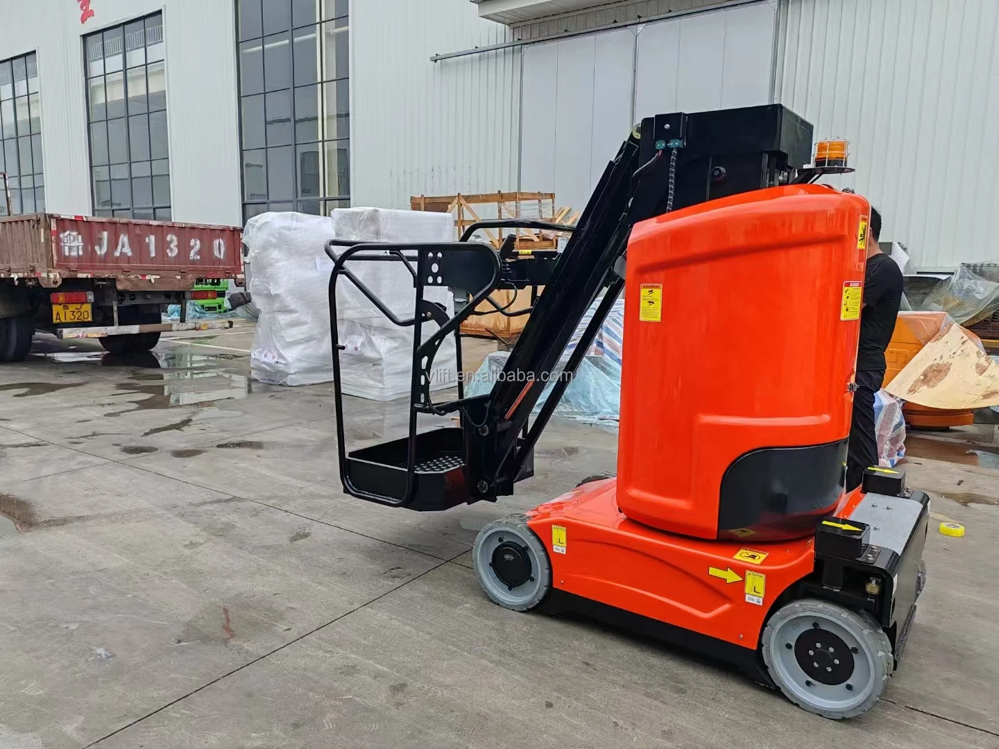 Vlift 11M Electric Lift - Versatile Aerial Work Platform