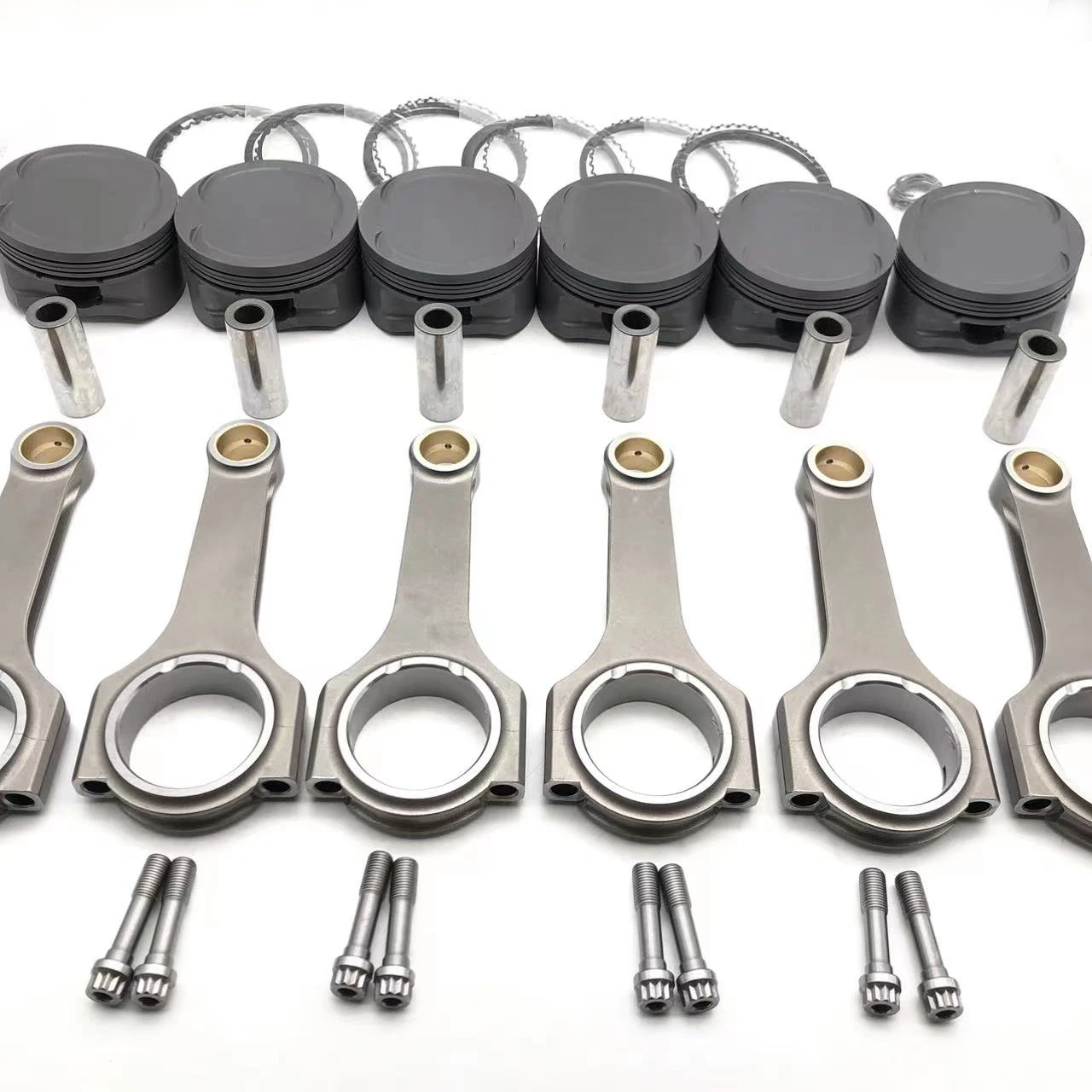 M104 Forged Piston and H-Beam Forged Connecting Rods Kit
