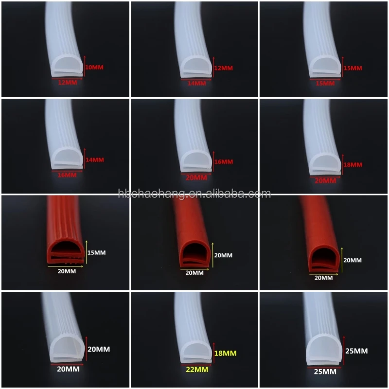 Heat Resistant E P Shaped Silicone Rubber Seal Strip Rubber Gasket For Baking Oven Door - Buy E ...