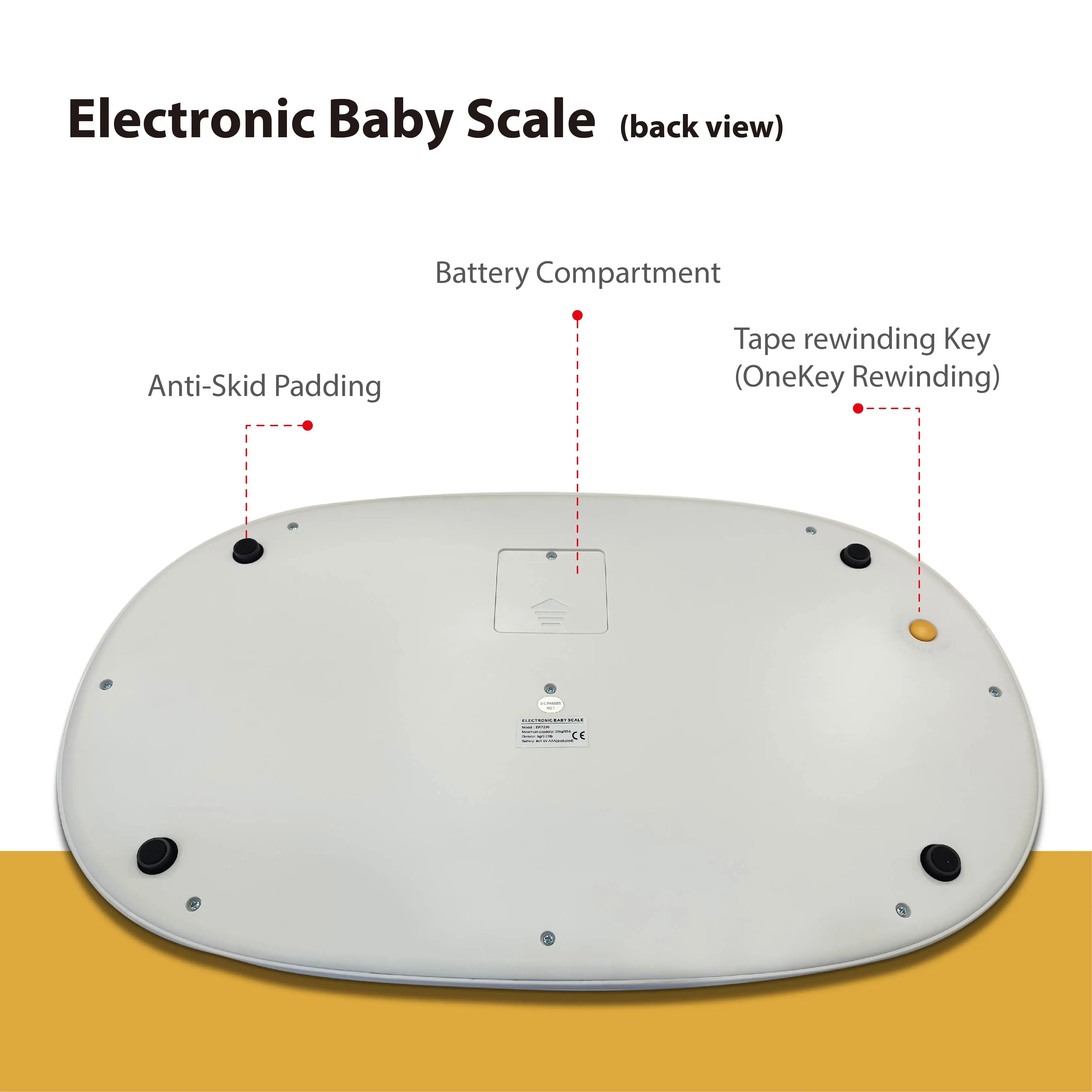 New Design LCD Display Digital Electronic Weight Baby Scale