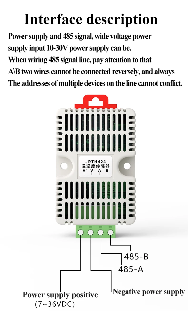Rs485 Modbus Temperature Sensor Modbus Temperature Instruments For ...