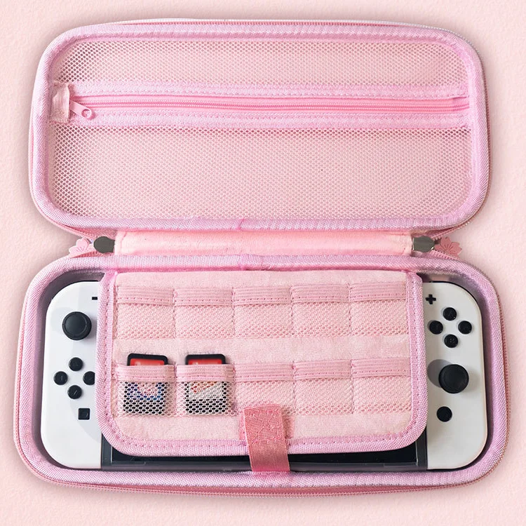 Sakura Case for NS OLED - Pink Flower Protection