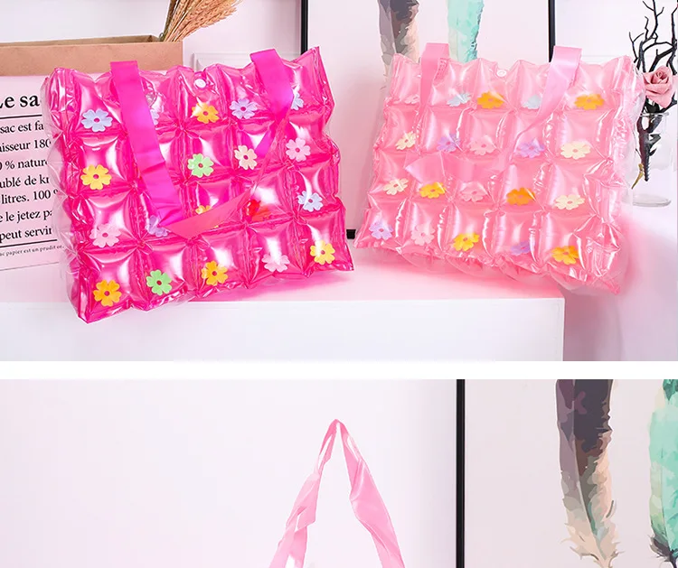 Creative New 2022 Design Pvc Inflatable Beach Tote Hand Bag - Buy ...