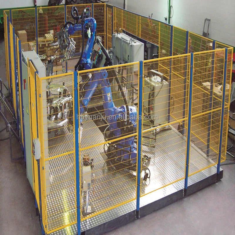 Mowseamless 6-foot High Robot Safety Fence For Workshops And Boundary ...