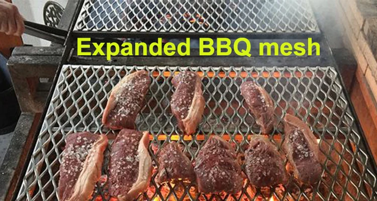 521*360mm Bbq Mesh Food Grade Stainless Steel Diamond Expanded Metal ...