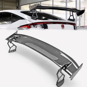 Carbon Crane Neck Wing Rear Spoiler For Honda Civic Type-r Fl5 Spn Rear ...