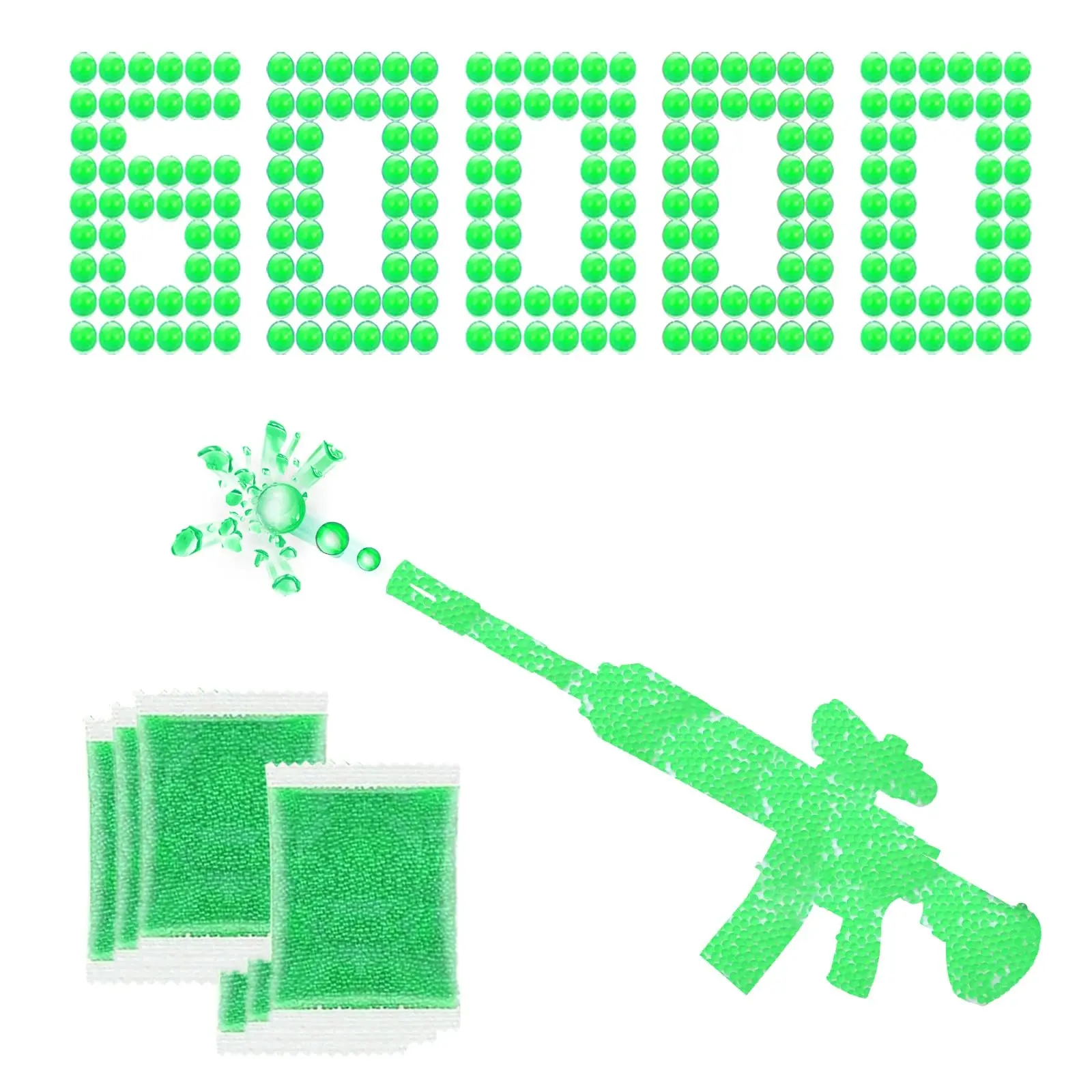 Flavour Water Uzi Jel Gel Ball Blaster Toy Gun Pistol Ammo Orbi ...