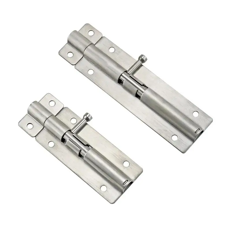 Stainless Steel 304 Automatic Lock Spring Bolt Door Buckle Round Bolt ...