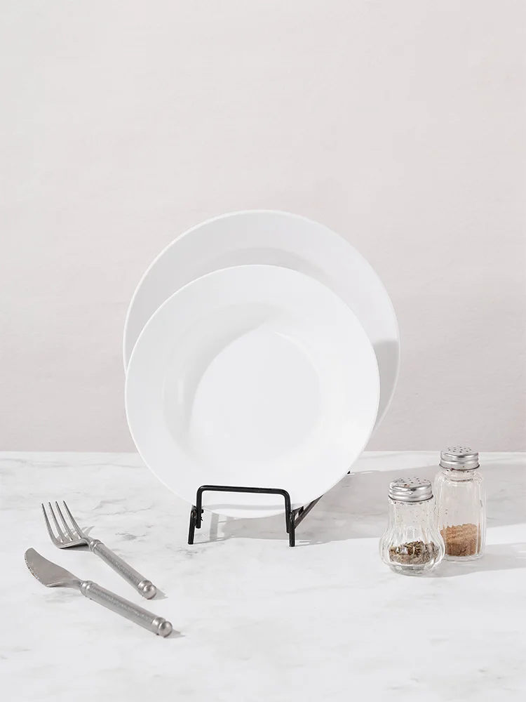 Customized logo Melamine Plates Dinnerware Sets for Home Dishes Salad ...