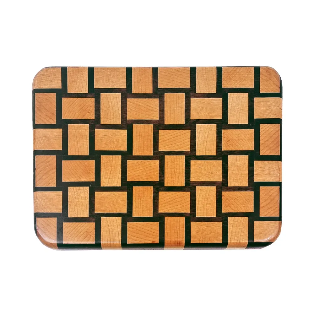 Customized wood grid stitching board cutting board, daily use of ...