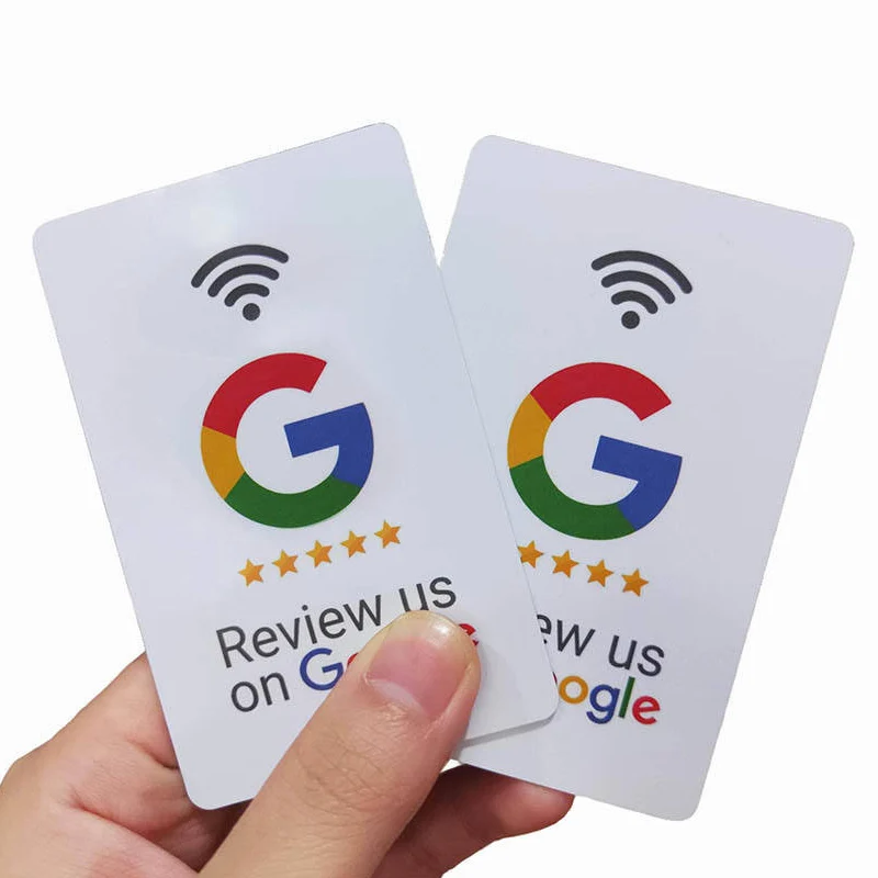 Contactless Rfid Nfc Google Review Card Tappable Google Review Cards ...