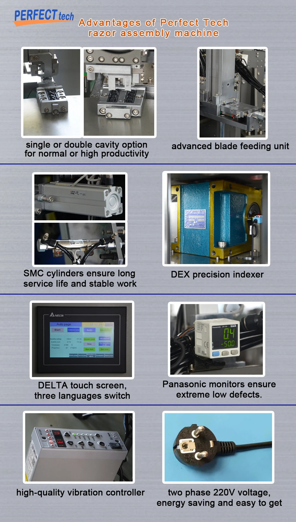 Automatic Disposable Shaving Blade Razor Production Making Assembly ...