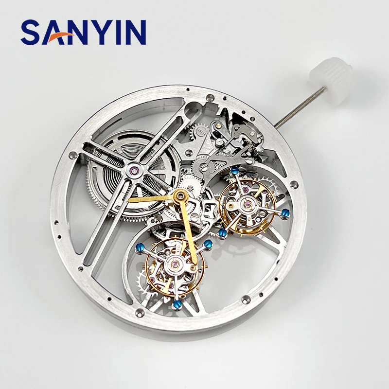 Luxury Self Winding Oem Logo Engraved Tourbillion Automatic Mechanical ...