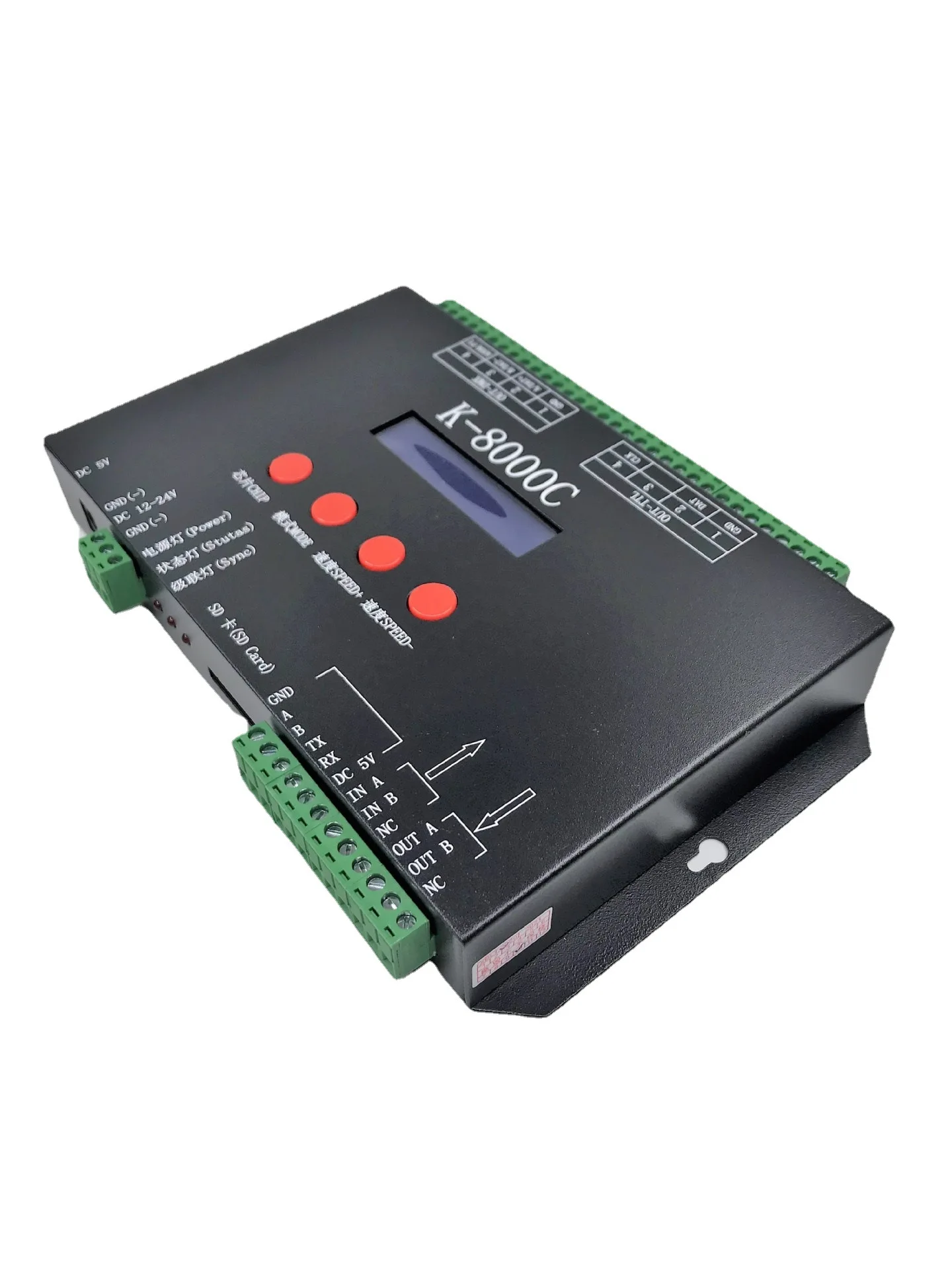 8 Ports Output LED Controller K-8000C K-8000CK SD Self-programming