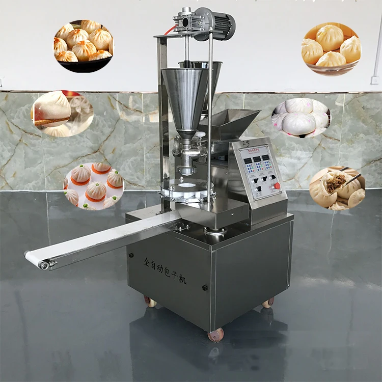 Industrial Automatic Steamed Stuffing Bun Momo Maker / Chinese Baozi ...