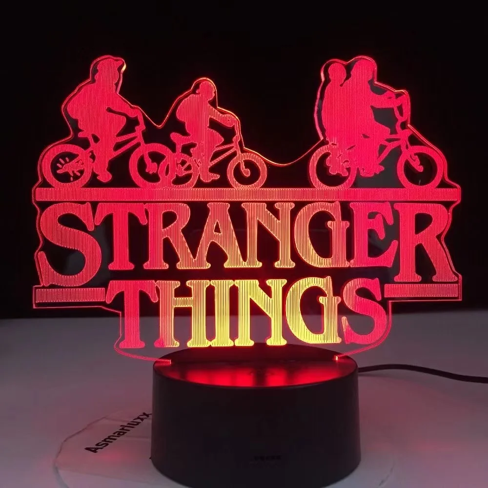 Stranger Things LED Night Light - Changing Colors Touch Sensor