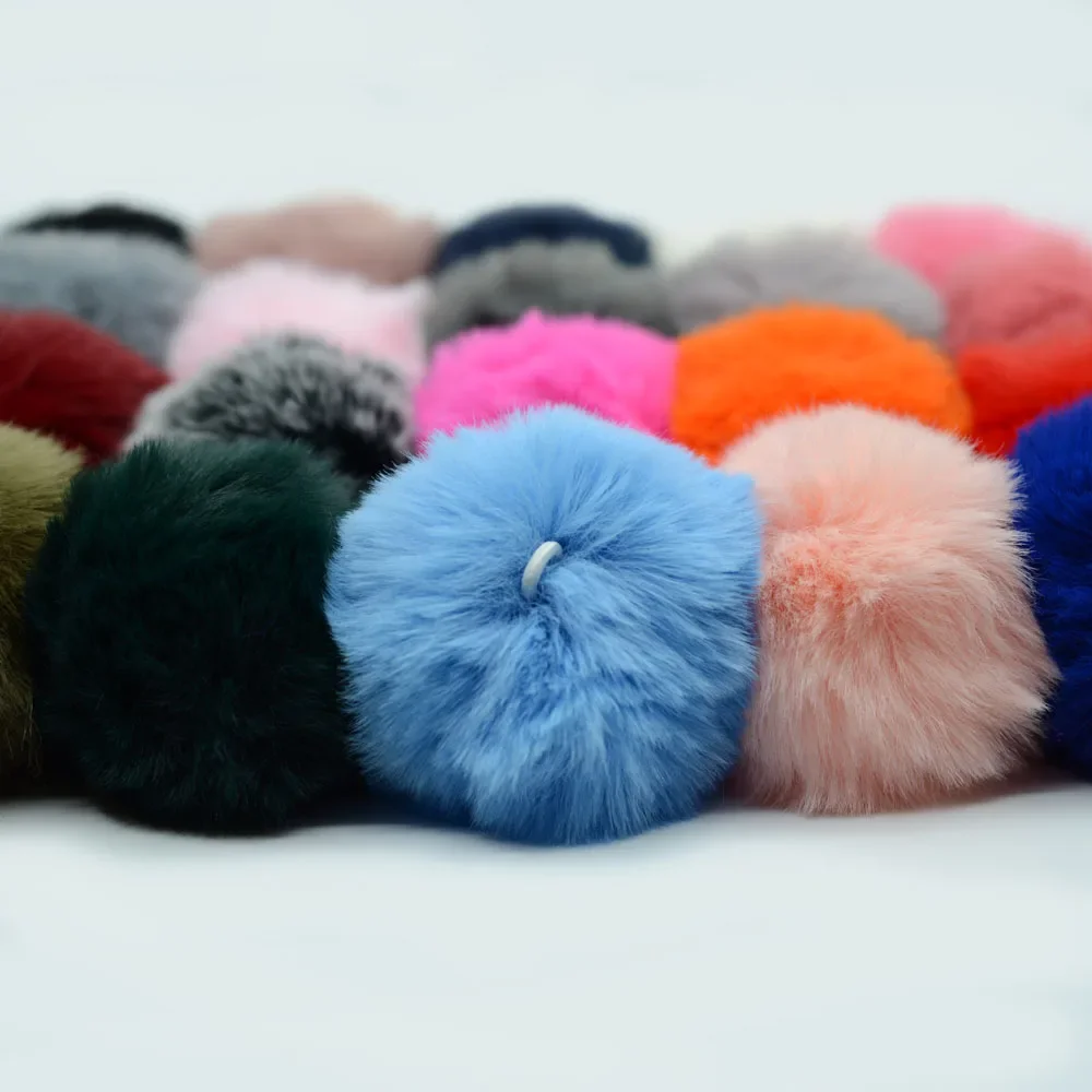 Faux Fur Ball Using For Fur Pendant Key Chains Clothing Accessories ...