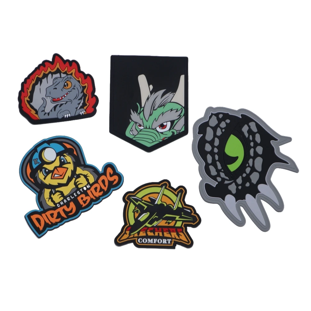 Custom Rubber Patches - Embossed Brand Logo for Clothing