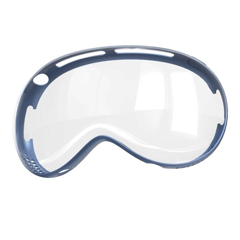 For Vision Pro Headset Face Clear Cover Transparent Tpu Protection ...