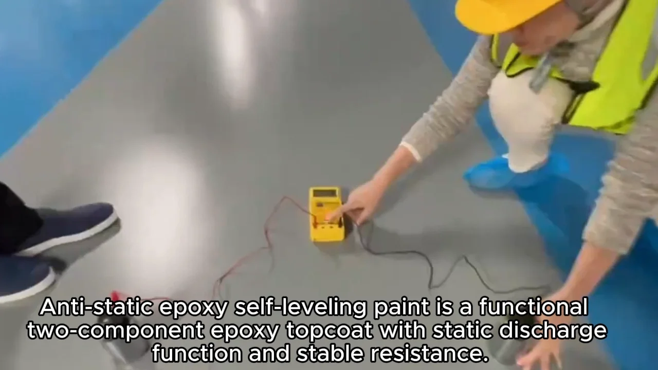 Iefp-007 Solvent-based Anti-static Epoxy Floor Top Coat - Buy Epoxy ...