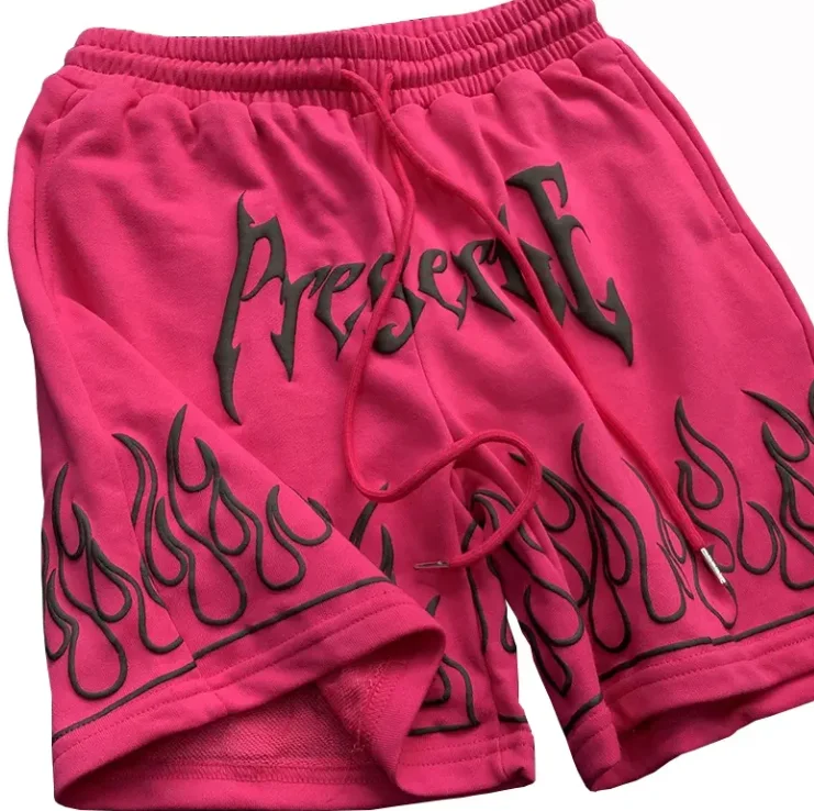 Custom Men's Summer Shorts For Men Casual Puff Printed Shorts Pants ...