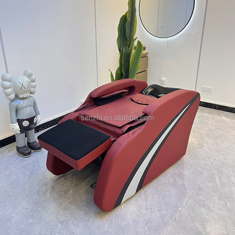 Professional Hair Washing Massage Table Shampoo Bowl Bed Spa Heated ...