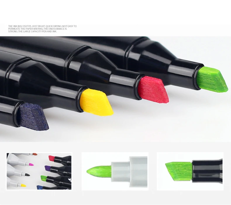 48color Marker Pen Set Touch Color Children Oily Double Headed ...