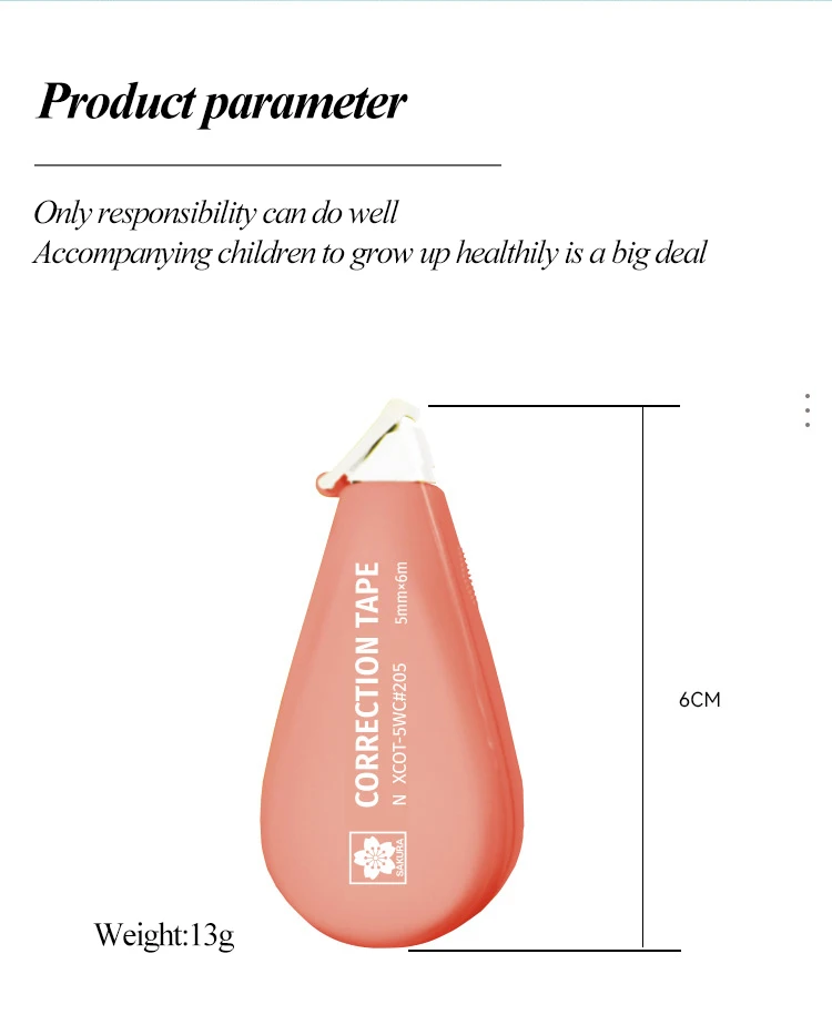 Sakura Xcot Yellow/white Mini Correction Tape Correct Compact Portable ...