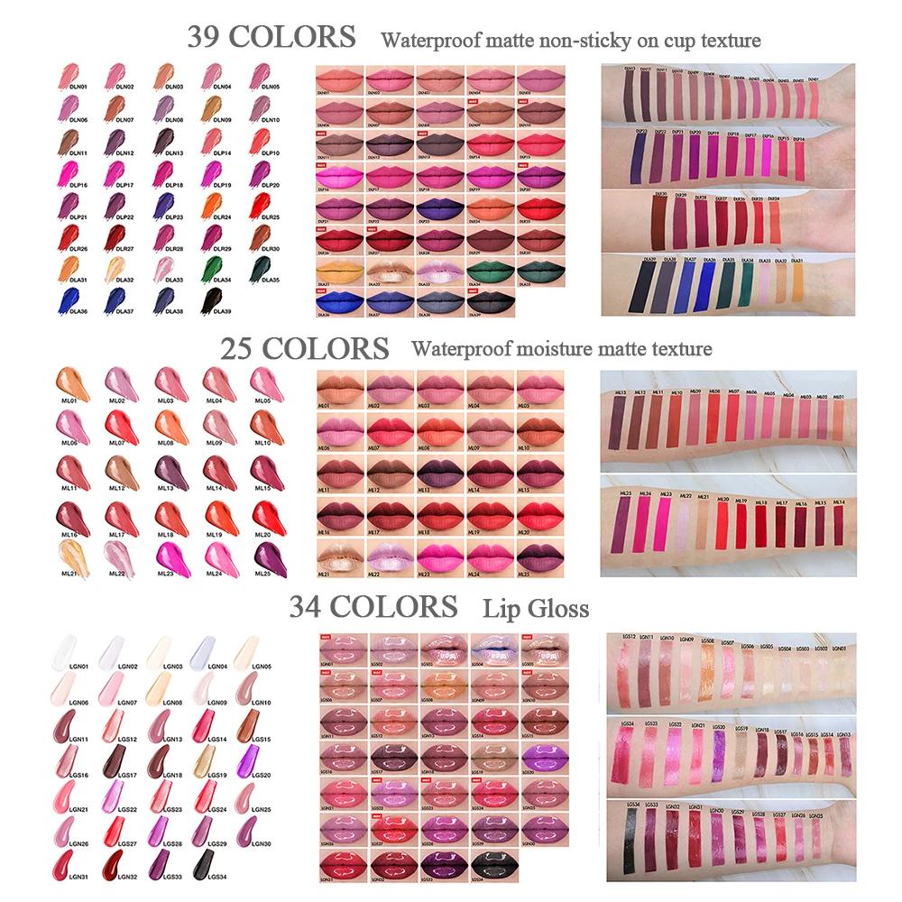Alibaba.com: Private Label Cosmetics Matte Liquid Lipstick, long ...