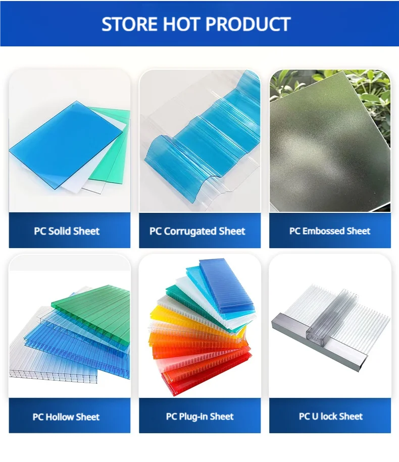 Smoked Polycarbonate Roofing Curved Sheet Tinted Grey 10mm
