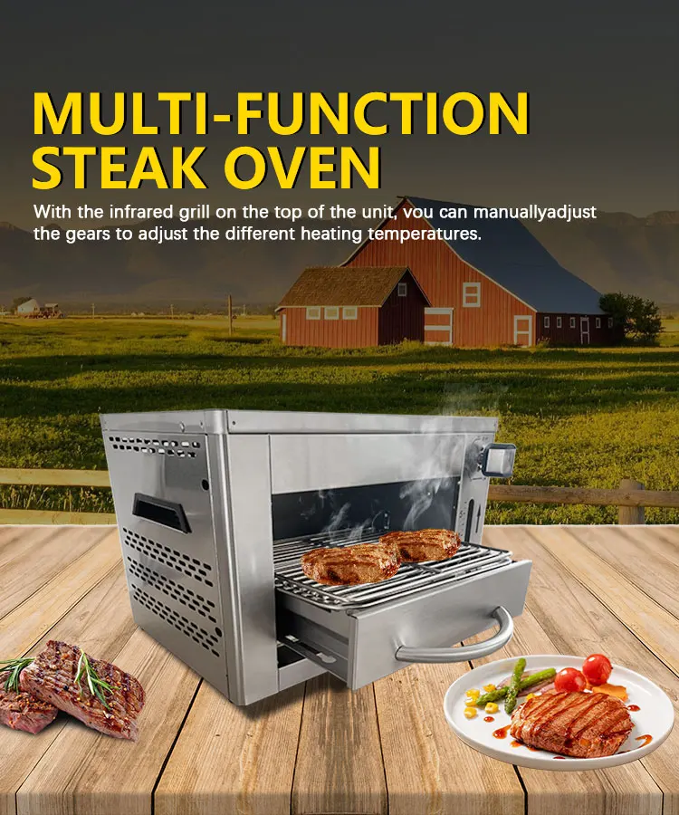 Outdoor Smokeless Steak Barbeque Lpg Propane Gas Bbq Grill With ...