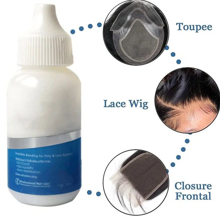 Lace Wig Glue Hair Replacement Adhesive 38ml Invisible Wig Bonding Glue ...