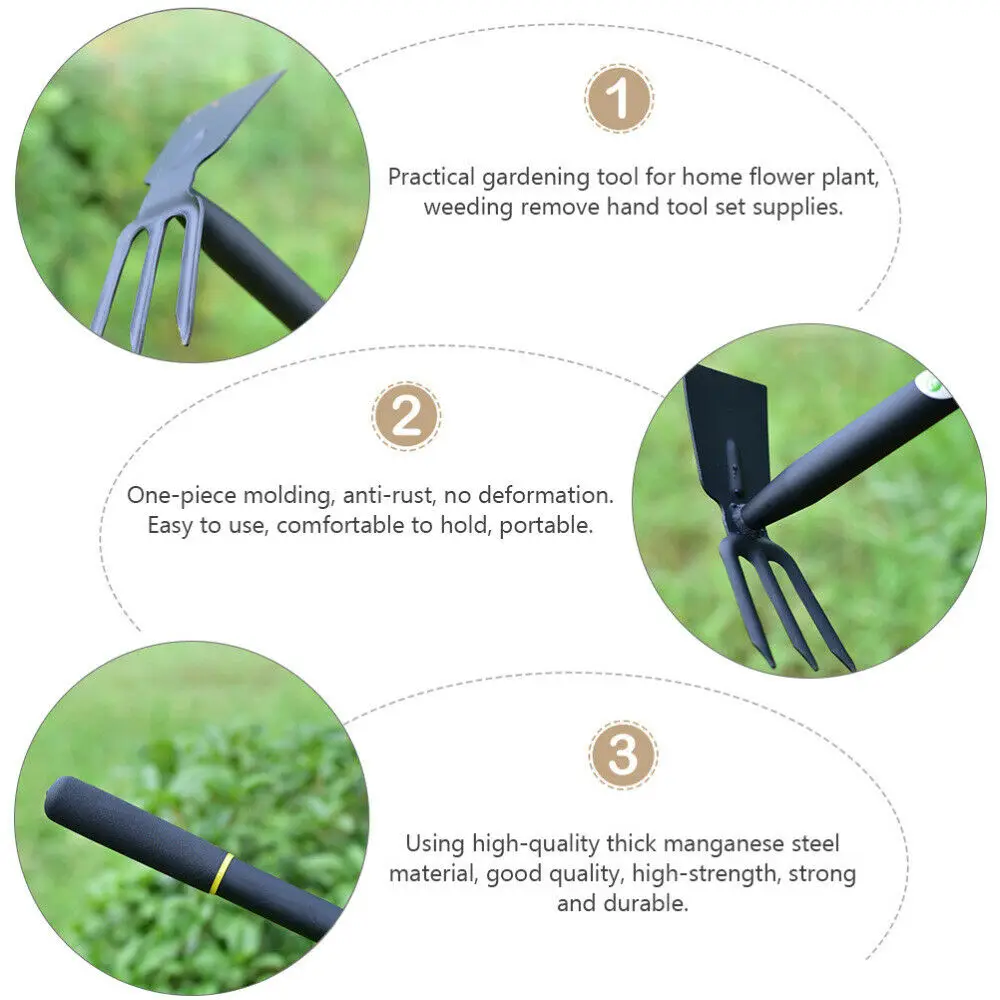 1PC Professional Practical Portable Hoe and Cultivator Garden ...