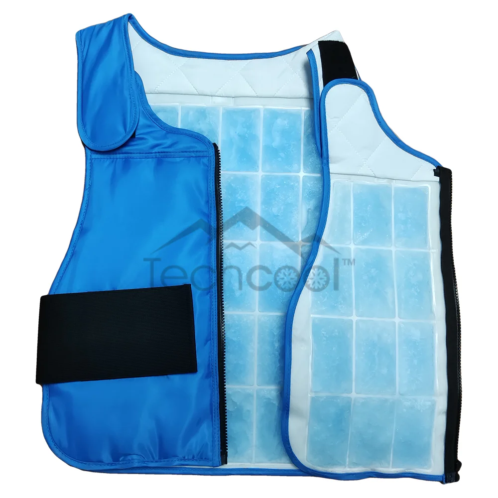 15C59F, 18C 23C 28C High Humidity Pcm Cooling Vest 8 Cell Pack