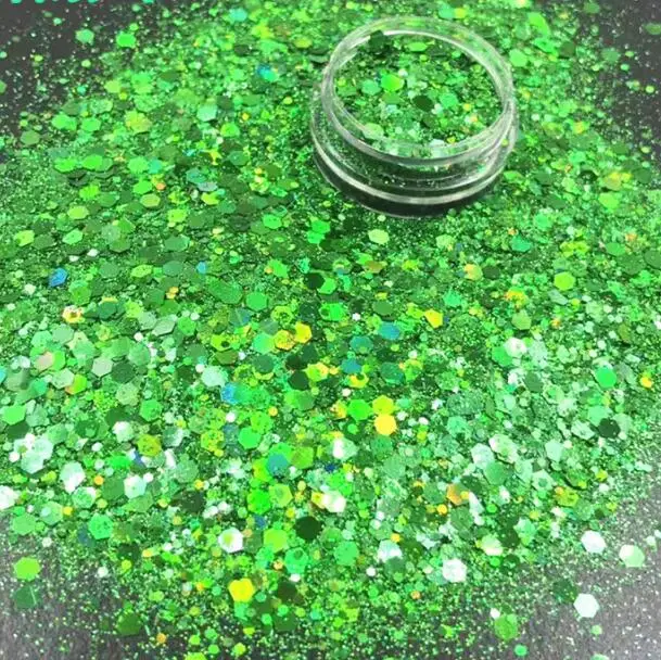 Pearl Glitter Hexagon Chunky Mixed Glitter for Nail DIY