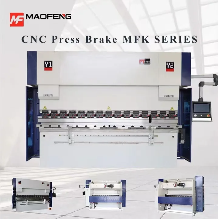 Maofeng Mfk Series Cnc Press Brake 2500mm 63t Red And White Sheet Metal ...