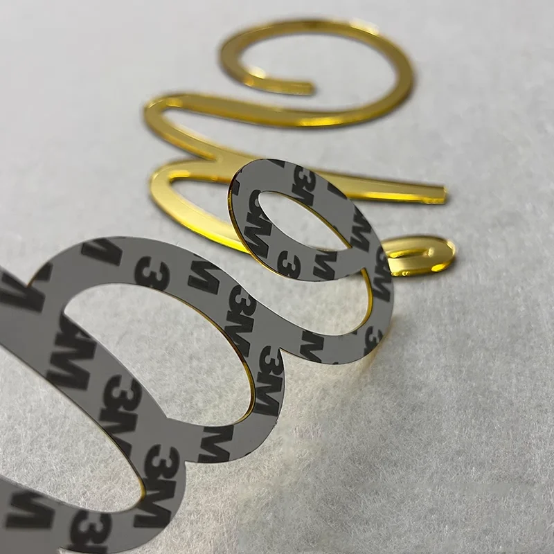 Personalized Acrylic Cut Name Sign Wedding Birthday Party Decoration ...