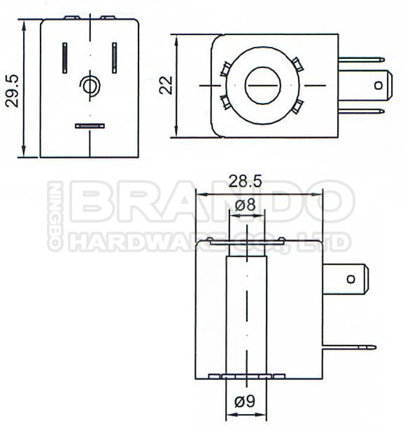 Solenoid Valve Coil EVI 7/9 - Reliable Power Solutions