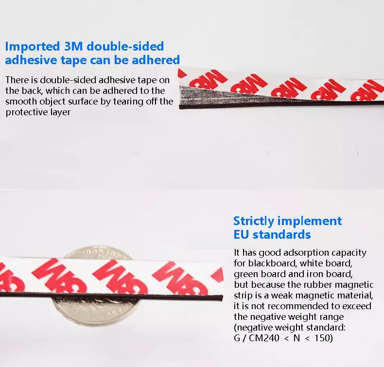 Customized Strong Double Side Self Adhesive Fridge Magnet Tape ...