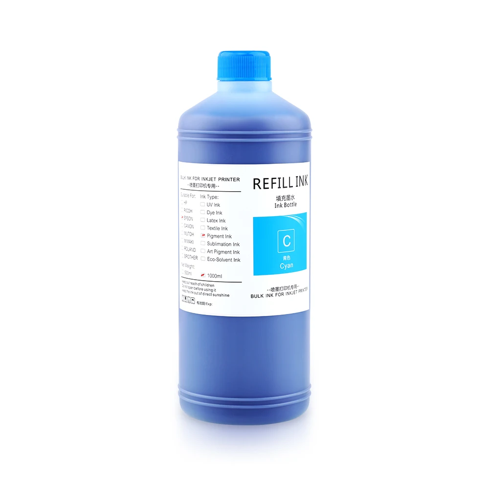 Ocbestjet 1000ML 4 Colors Pigment Ink Bulk Ink Workforce 5790 for Epson ...
