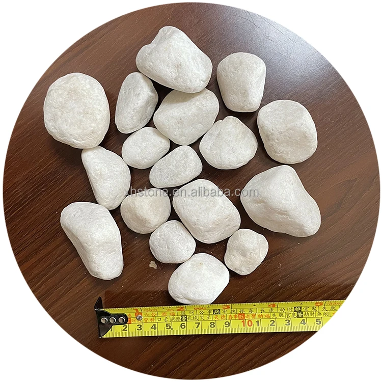 Outdoor Decoration Natural River Rocks Pebbles Flat Cobble Driveway ...