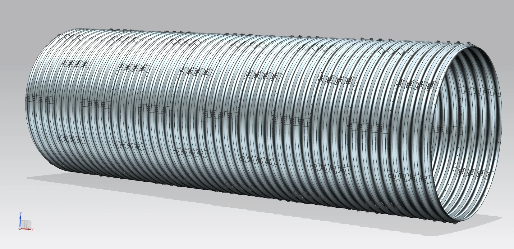 Assembly Arch Galvanized Corrugated Steel Culvert Pipe Culverts Tunnels ...