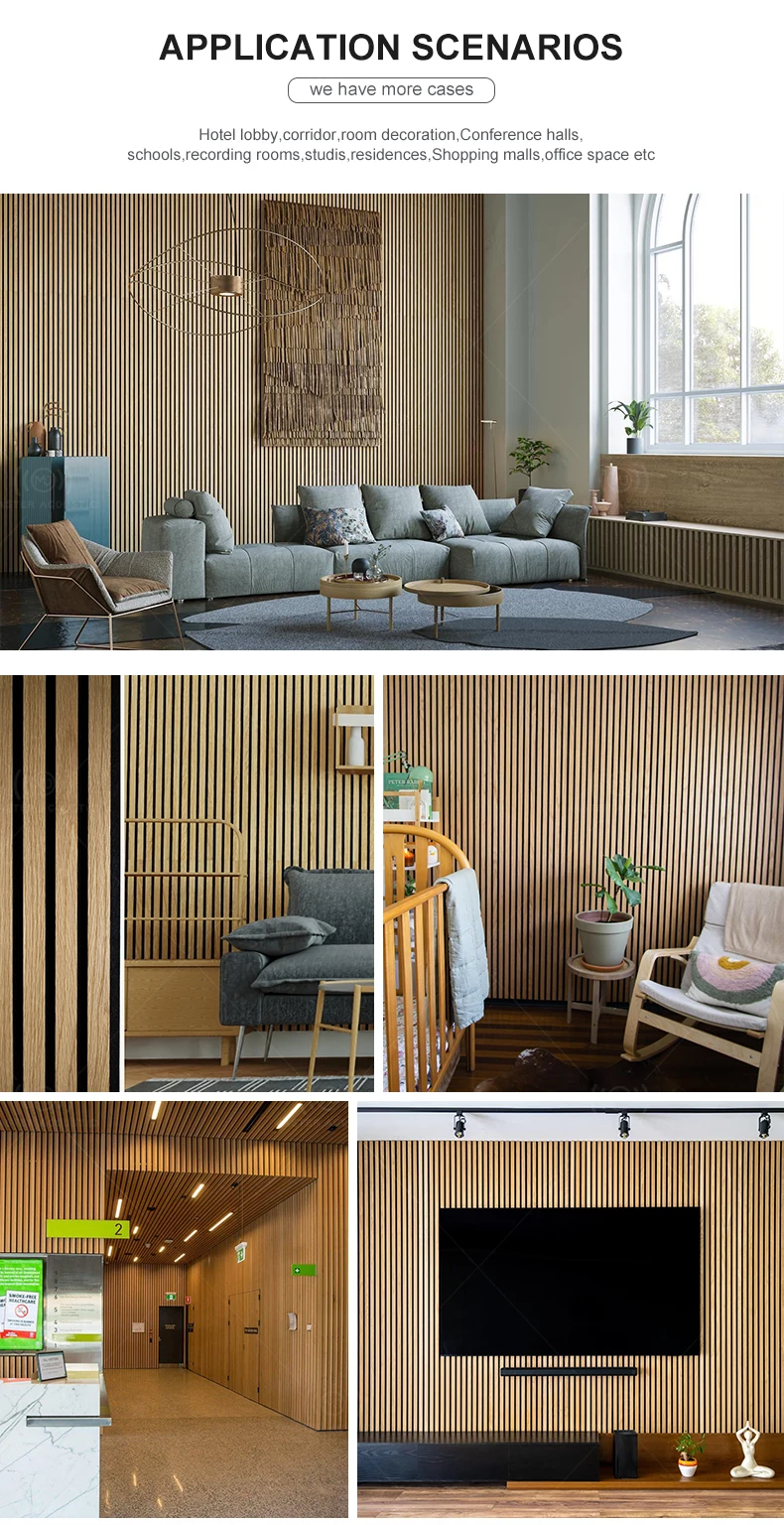 MASTER ACOUSTIC Slat Wall Acoustic Panels Ceiling Acoustic Panels PVC ...