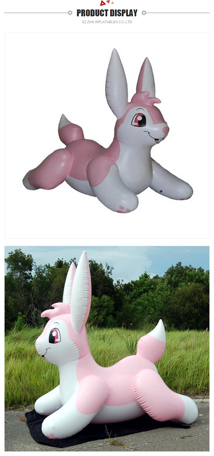 Inflatable Bunny - Perfect Pool Party Decoration Gift