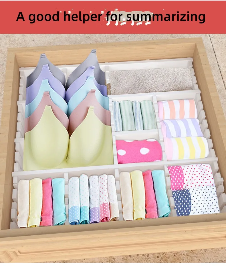 Drawer Divider Storage Partition Board Compartment Dressing Table