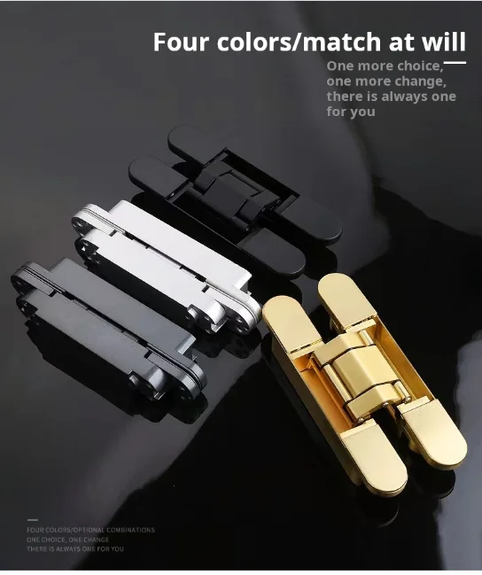 Internal And External Concealed Hinges Three-dimensional Adjustable ...
